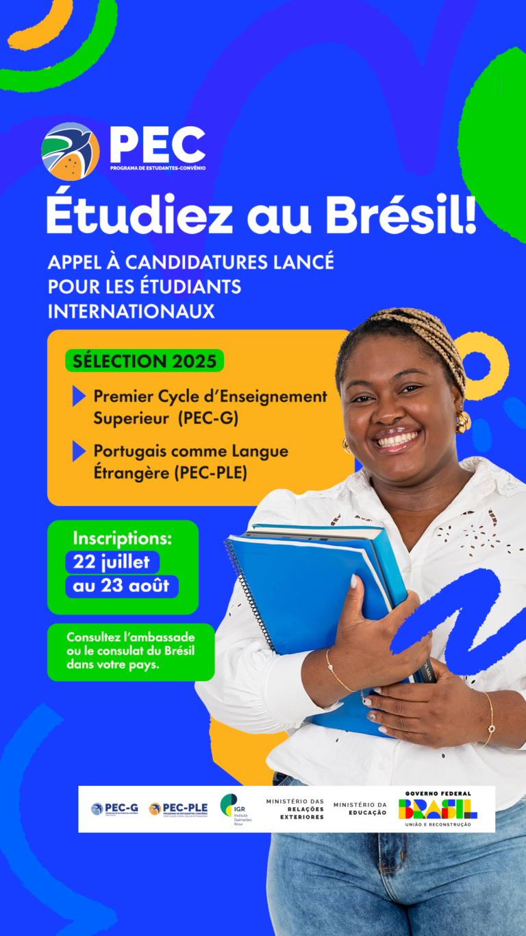 Abertas as Inscrições para os Editais – Seleção PEC-G e PEC-PLE 2025 ...