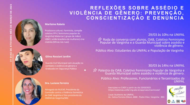 Reflexões sobre assédio e violência de gênero: prevenção ...