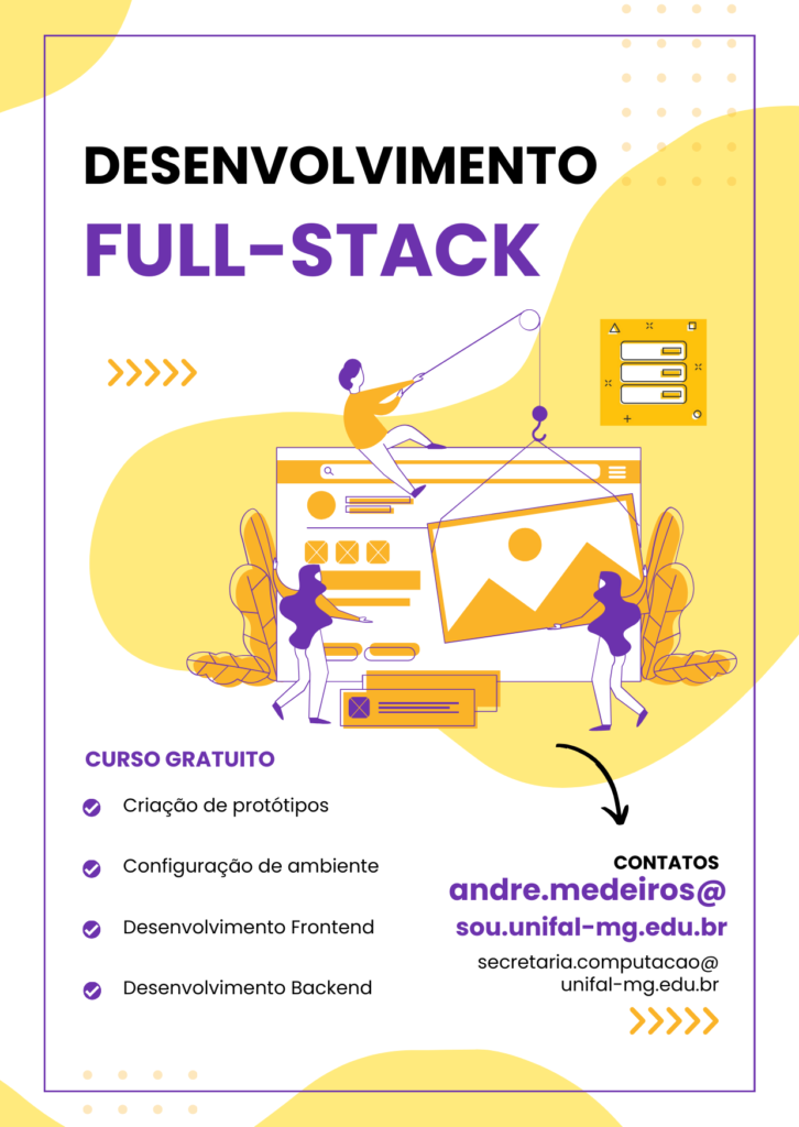 Curso: Desenvolvimento Full Stack – UNIFAL-MG | Universidade Federal de Alfenas – Minas Gerais